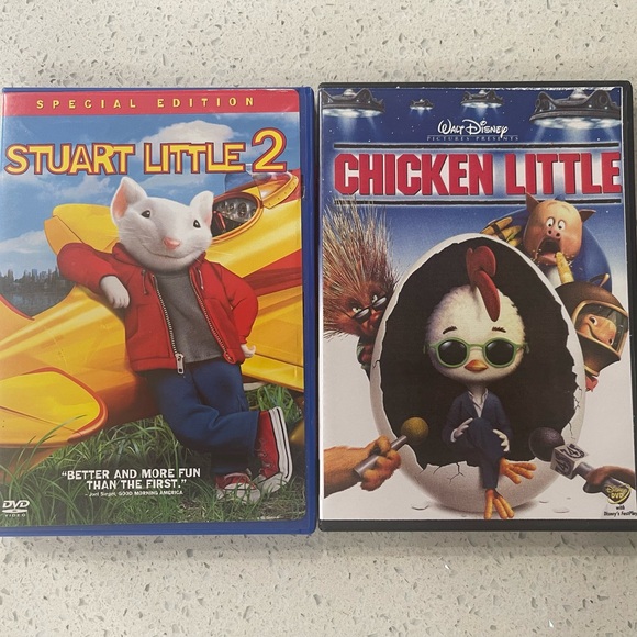Other | Chicken Little Stuart Little 2 Dvd | Poshmark